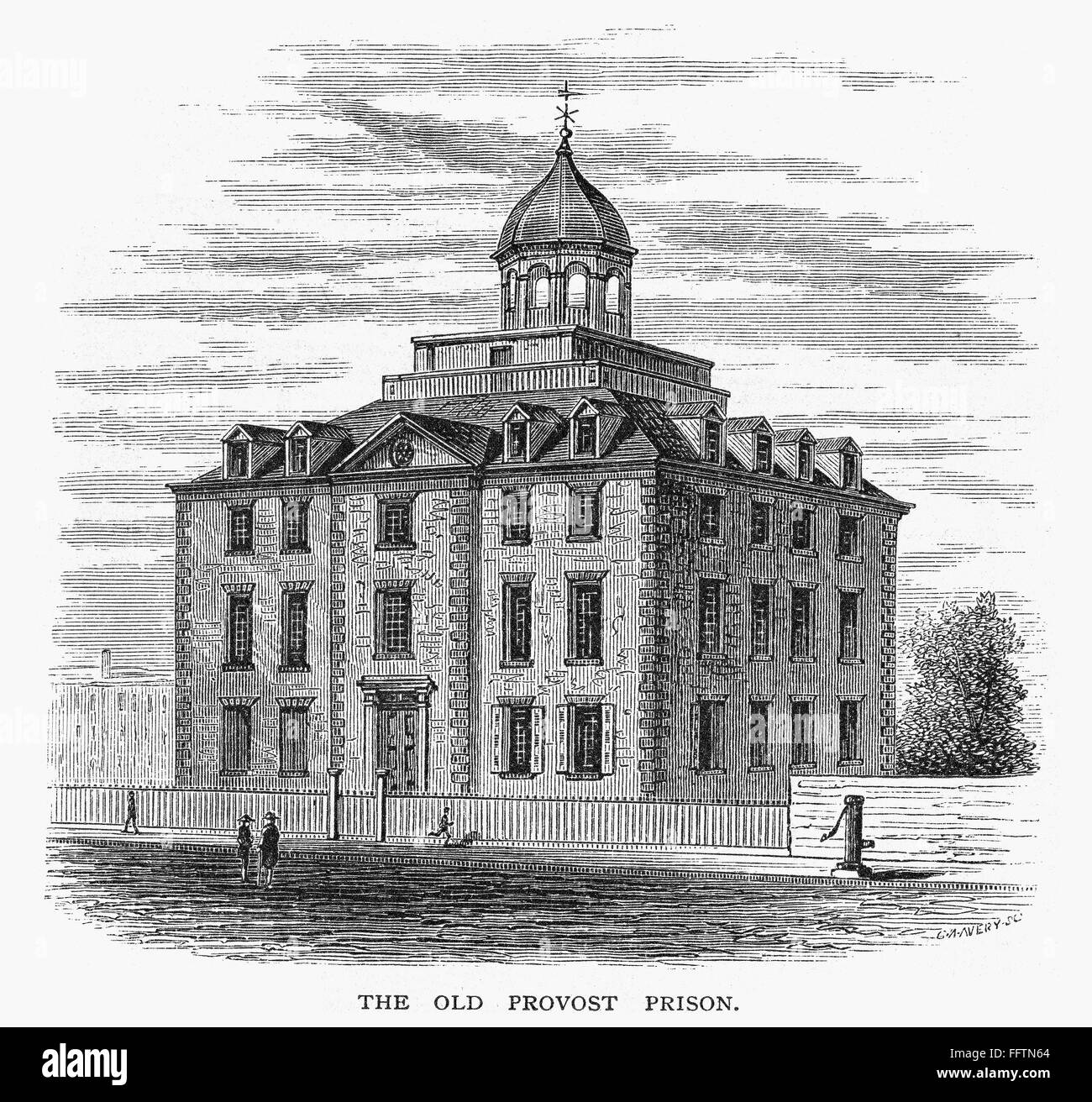 NEW YORK: PRISON, c1776. /nThe New Jail in New York City, converted by ...