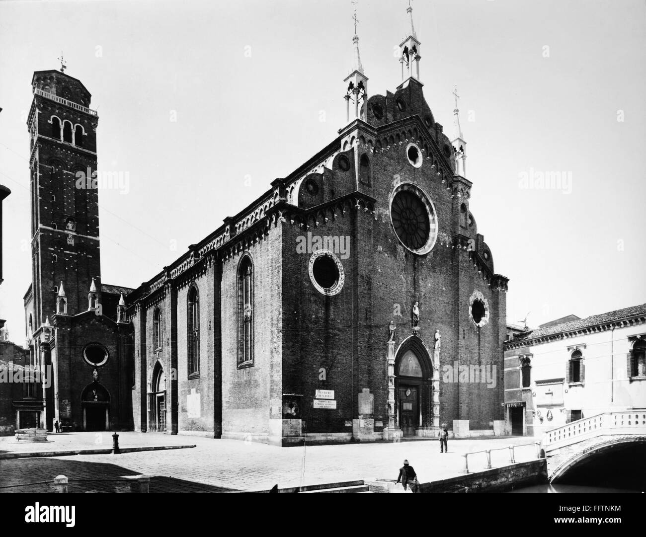 VENICE: FRARI CHURCH. /nThe Basilica di Santa Maria Gloriosa dei Frari ...