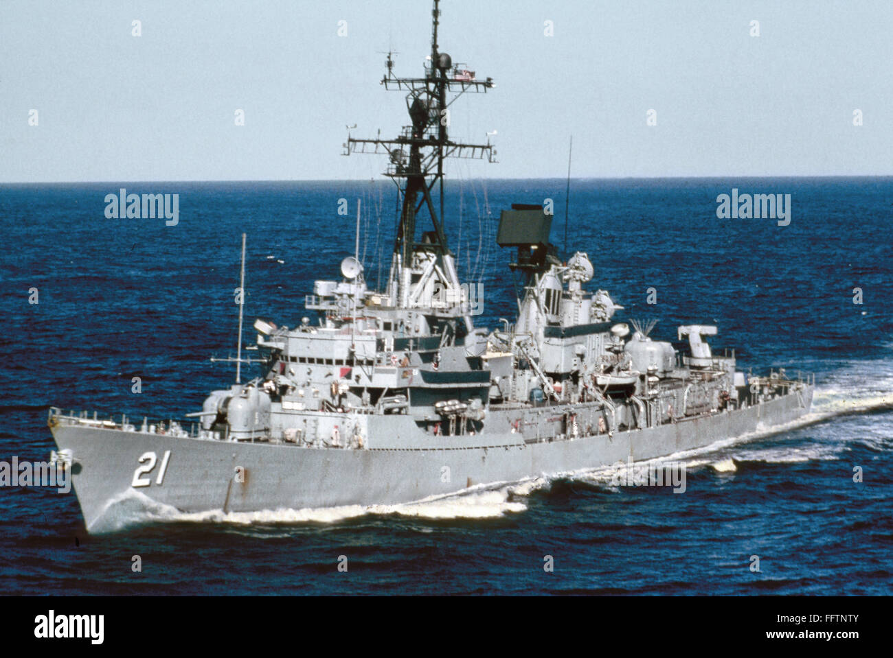 NAVY: DESTROYER, c1965. /nUSS Cochrane, a Vietnam War period U.S. Navy ...