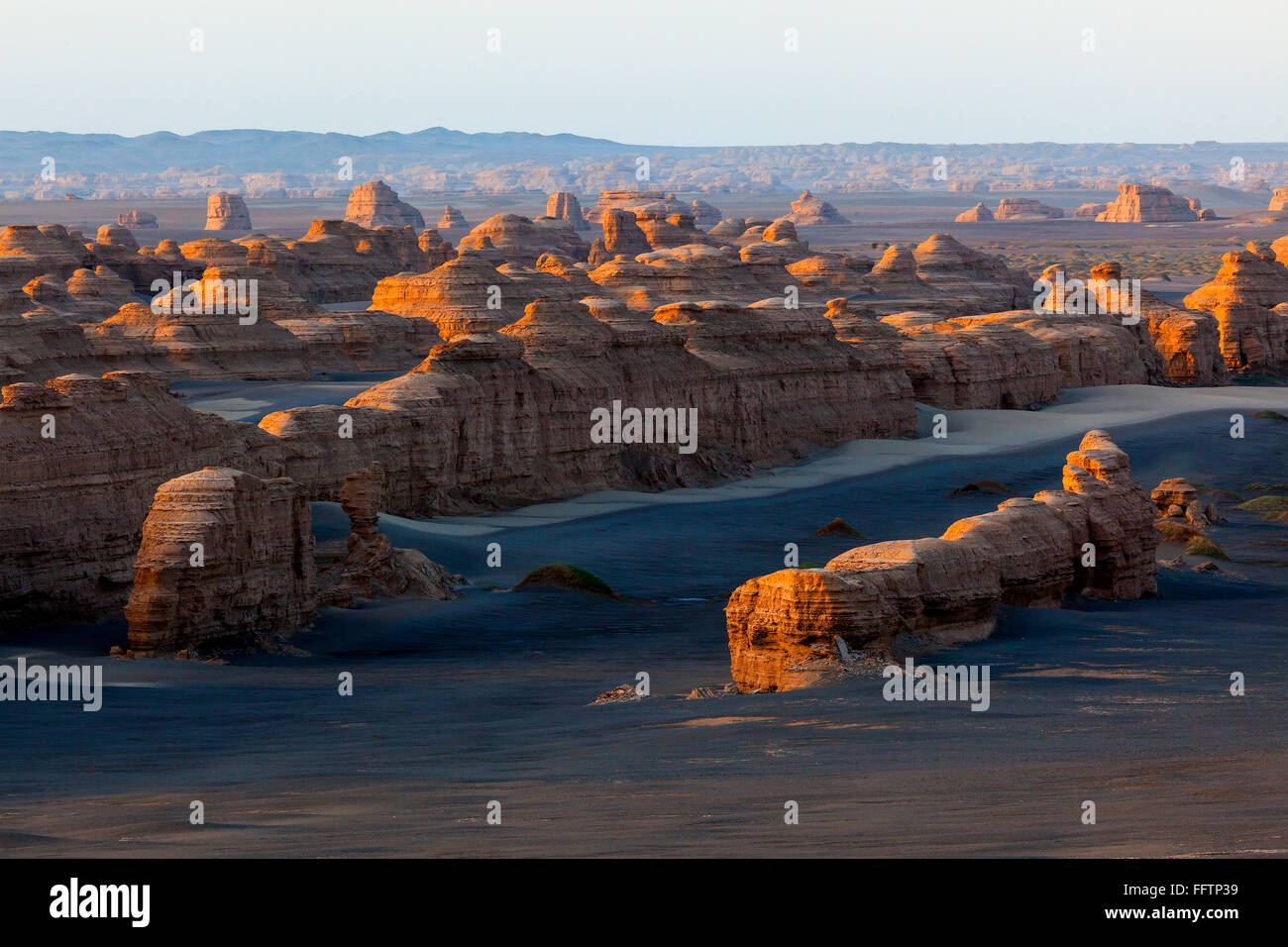 Yardang Geological Park or Dunhuang UNESCO National Geopark, Gansu ...