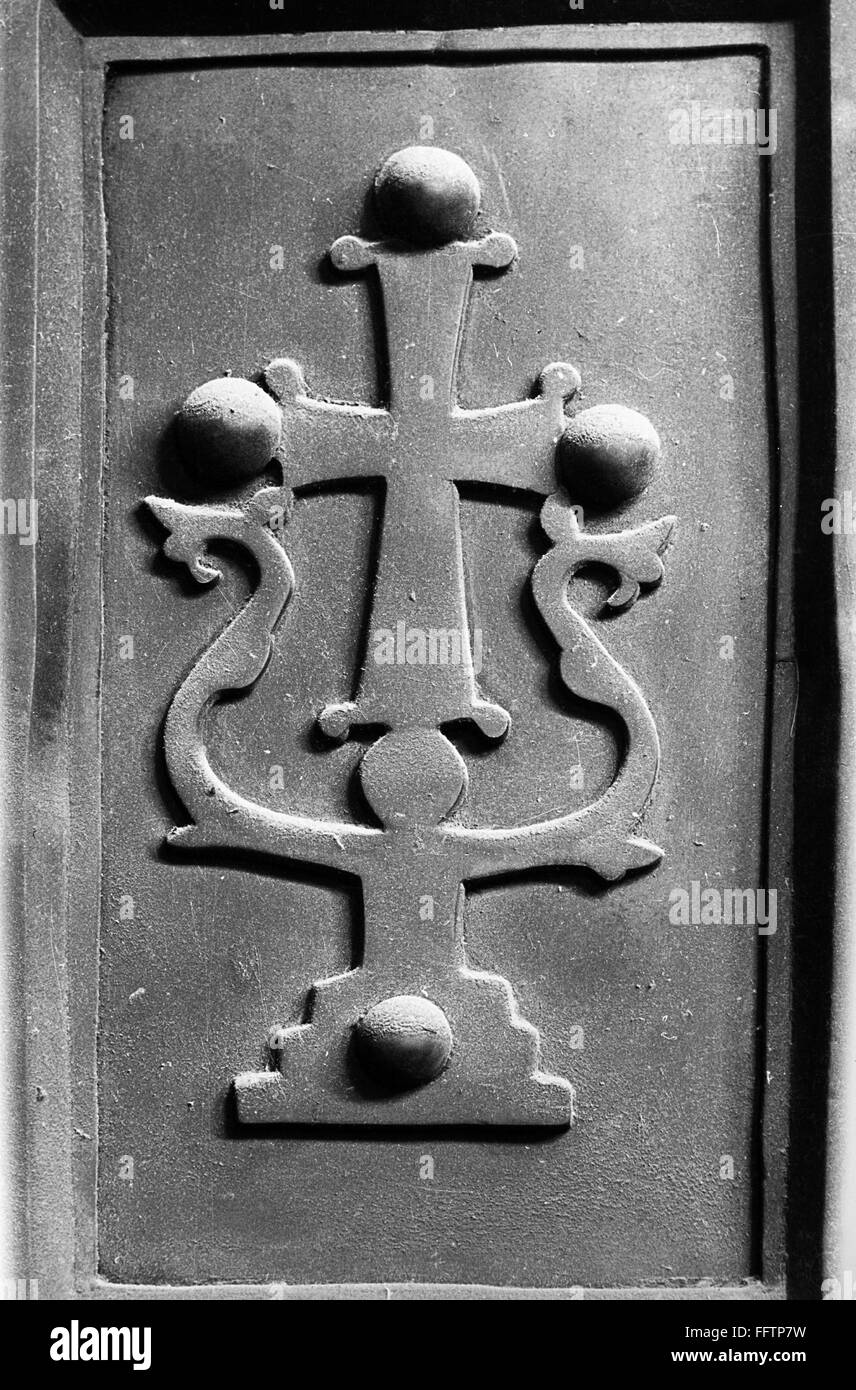 SAINT MARK'S BASILICA. /nDetail from a bronze door at Saint Mark's ...