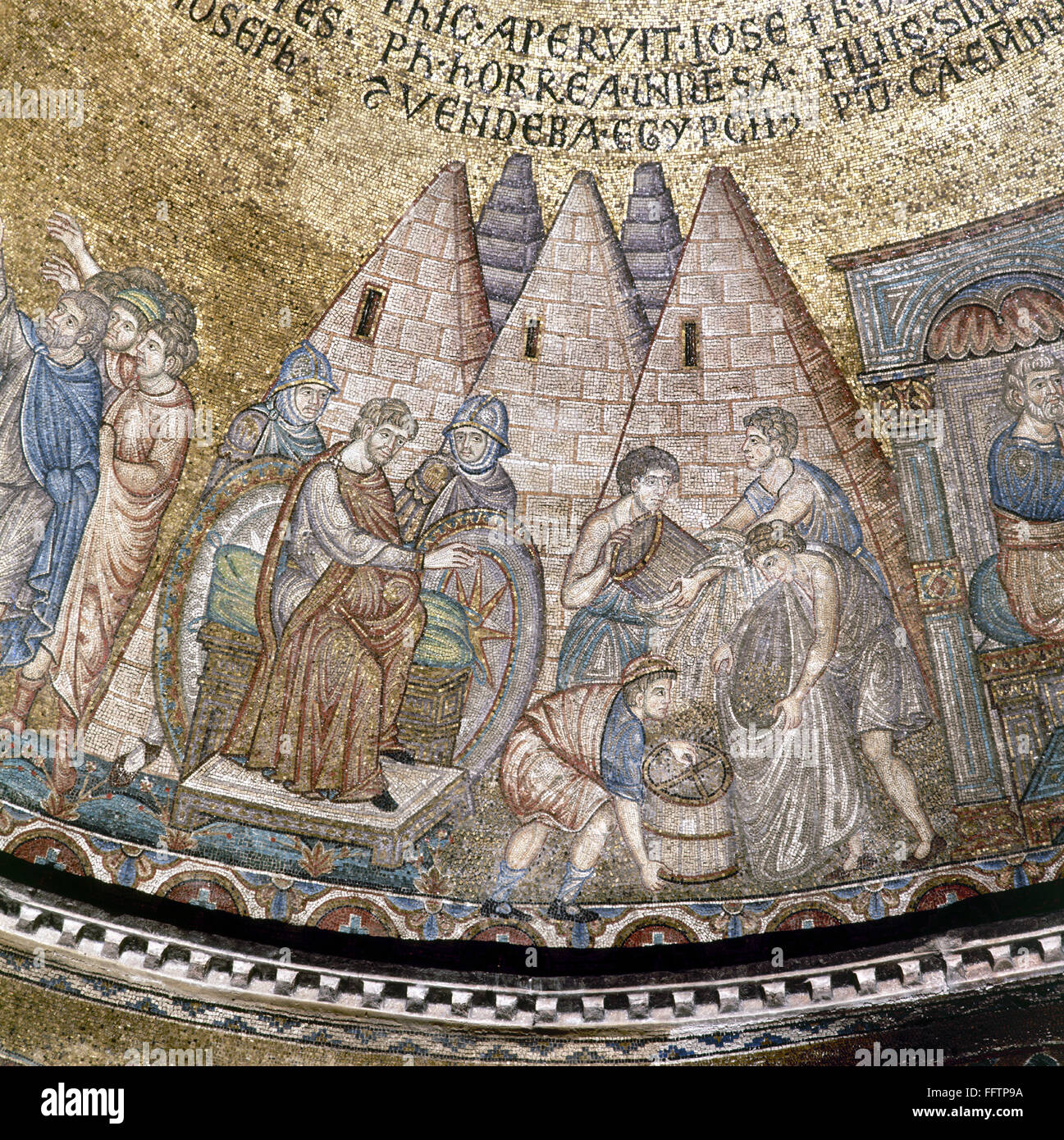 SAINT MARK'S: JOSEPH. /nThe pyramids of Egypt depicted as Saint Joseph ...