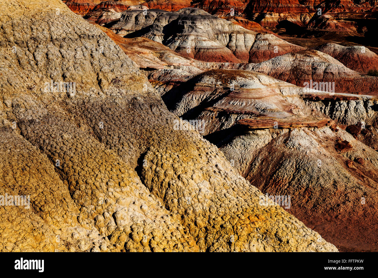 Beautiful Multi-colored Bay, is located at the Gobi desert, Xinjiang ...