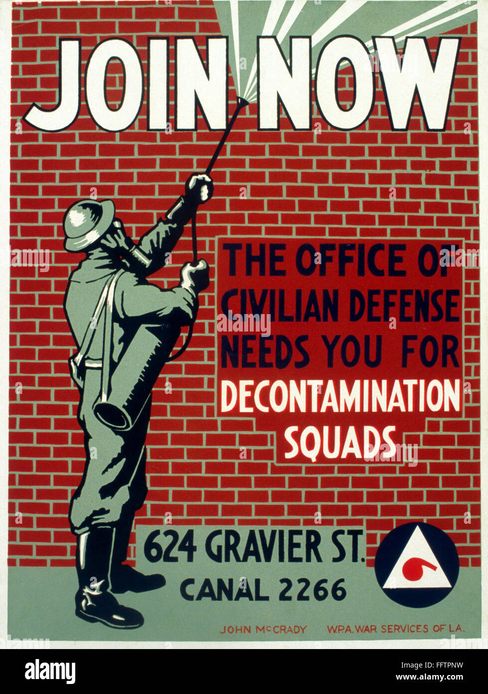 WORLD WAR II POSTER, c1943. /nAmerican World War II poster for the New ...