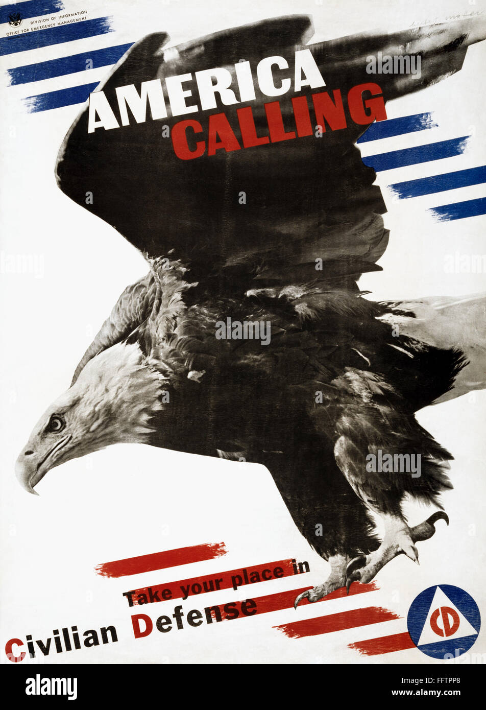 WORLD WAR II POSTER, 1941. /n'America Calling.' American World War II ...