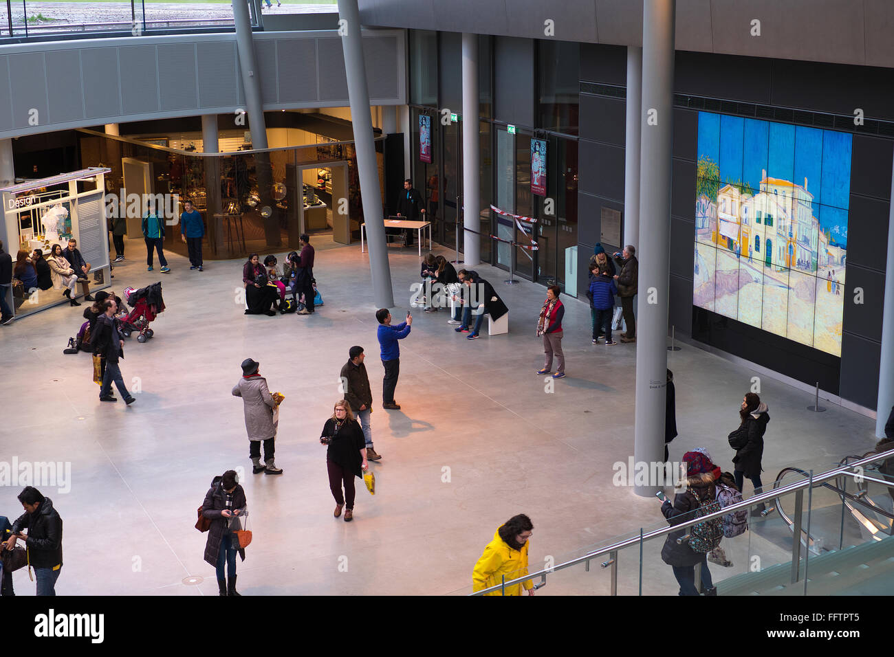 Amsterdam Van Gogh Museum Interior High Resolution Stock Photography ...