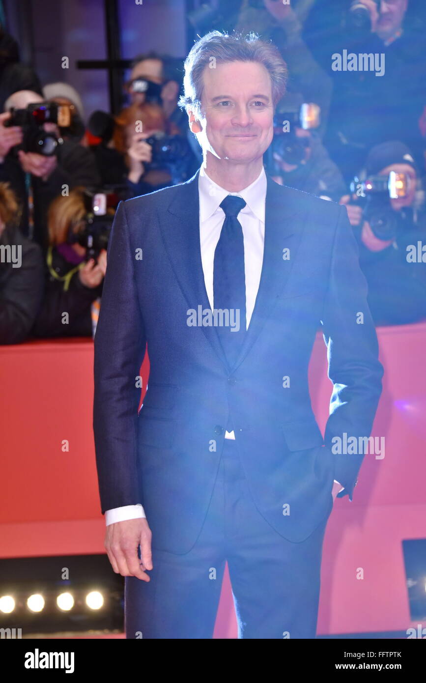 Berlin, Germany. 16th February, 2016. Colin Firth/ attending 66th ...