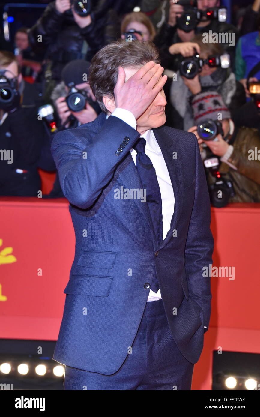 Berlin, Germany. 16th February, 2016. Colin Firth/ attending 66th ...