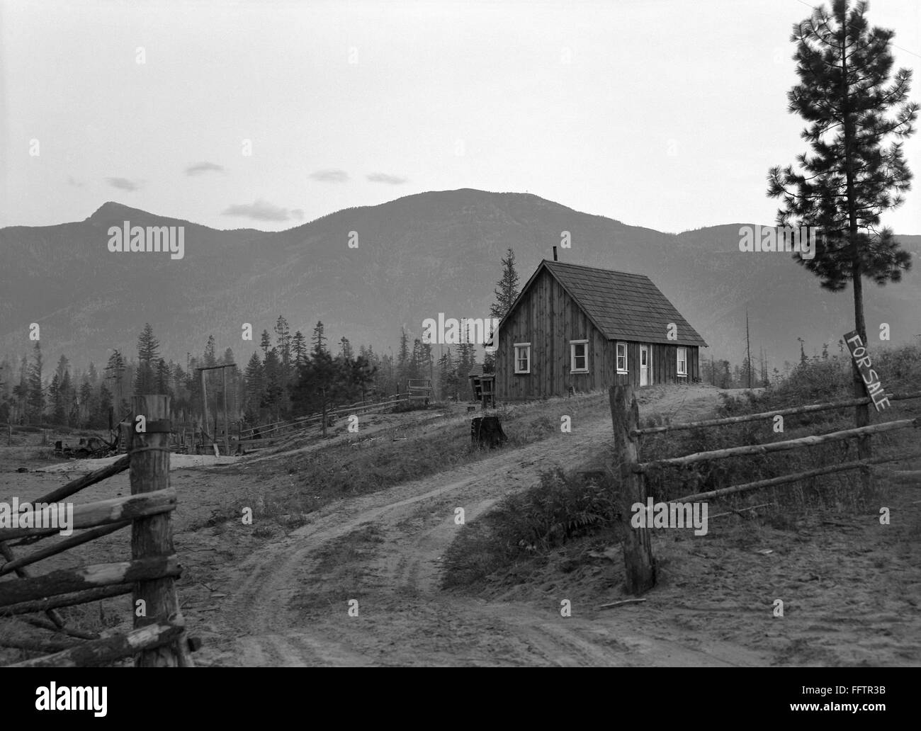 IDAHO: FARM, 1939. /nA farm for sale in Boundary County, Idaho with ...