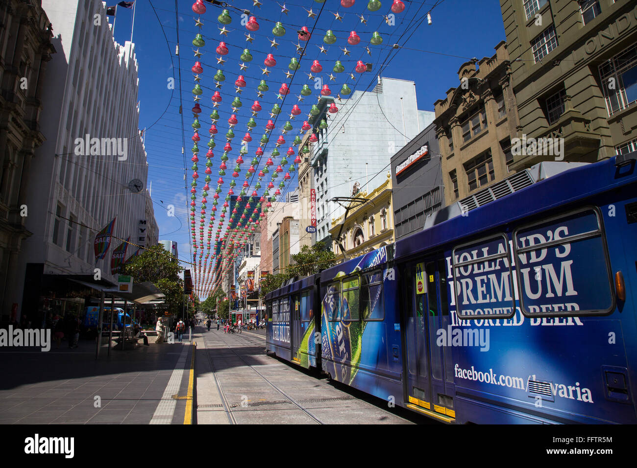 Melbourne street scene hi-res stock photography and images - Alamy
