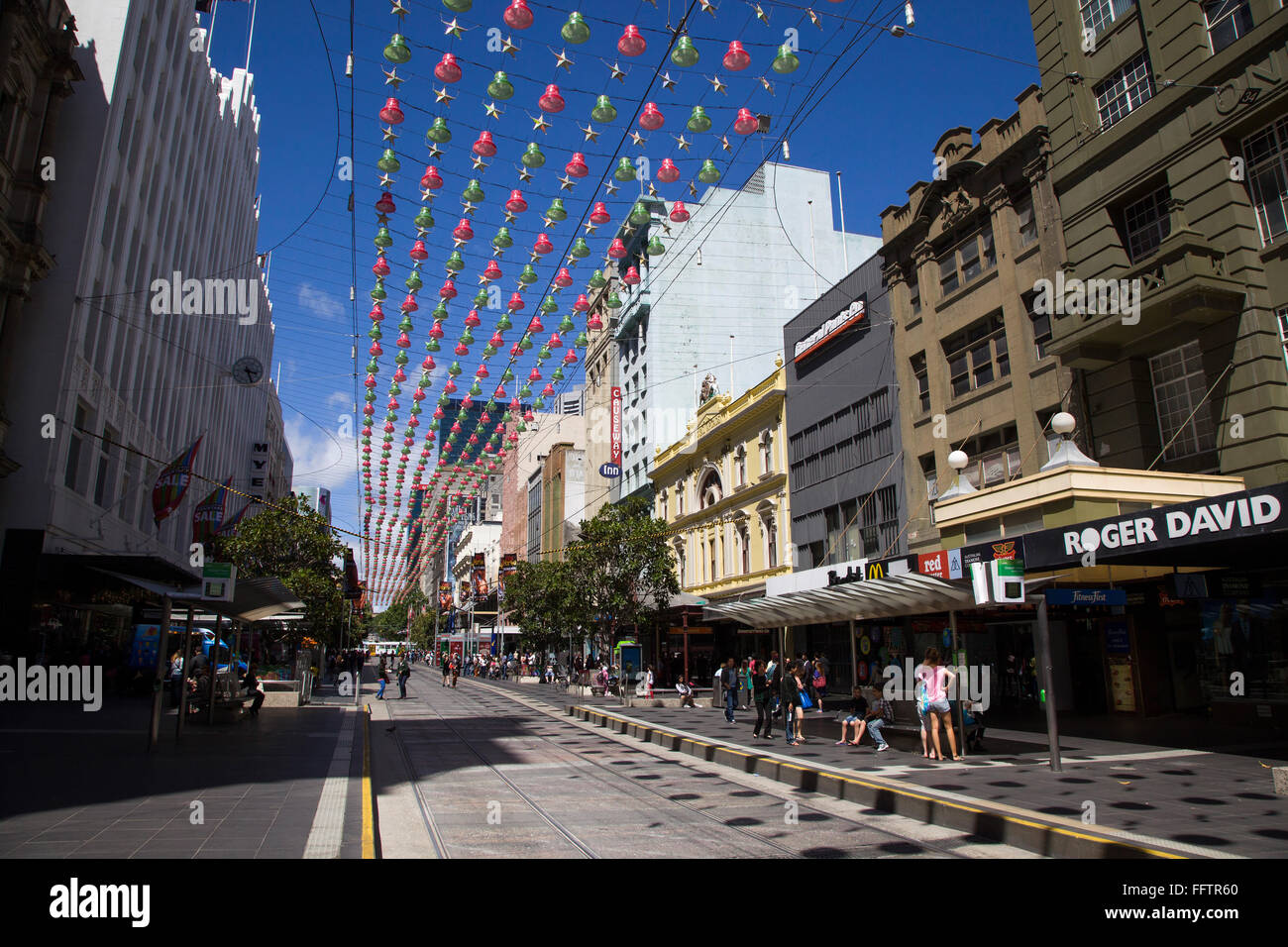 Melbourne street scene hi-res stock photography and images - Alamy