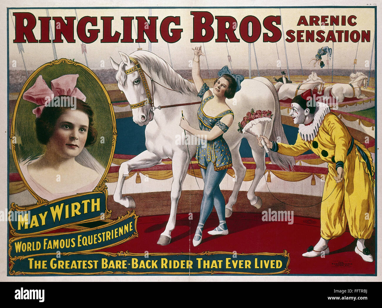 CIRCUS POSTER, c1918. /nAmerican poster, c1918, for Ringling Brothers ...