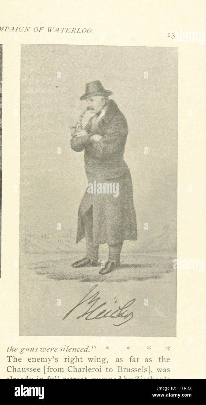 Waterloo campaign map hi-res stock photography and images - Alamy