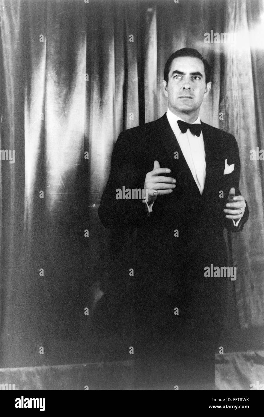 TYRONE POWER (1914-1958). /nAmerican actor. Photographed by Carl Van ...