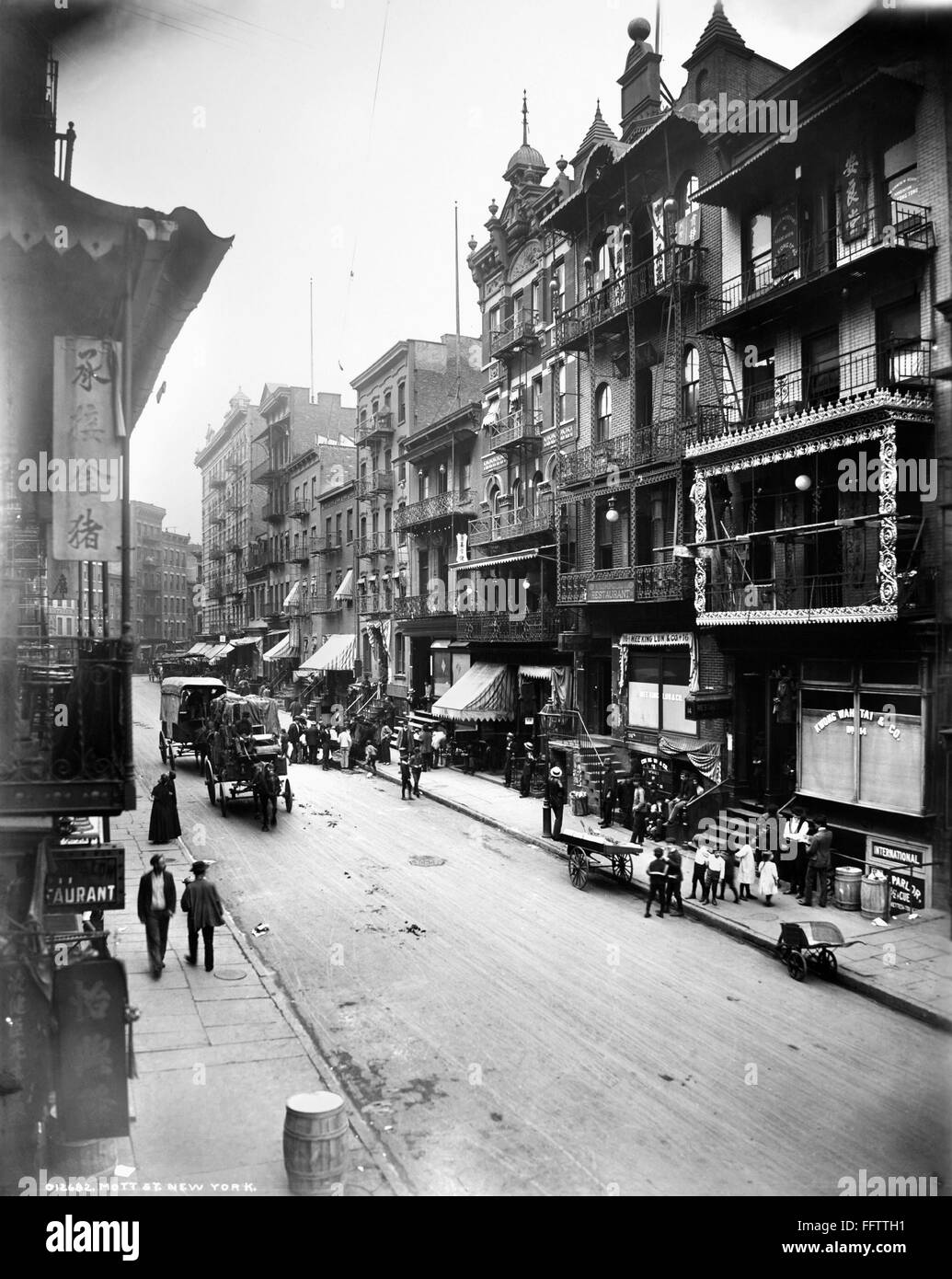 New york 1900 street hi-res stock photography and images - Alamy