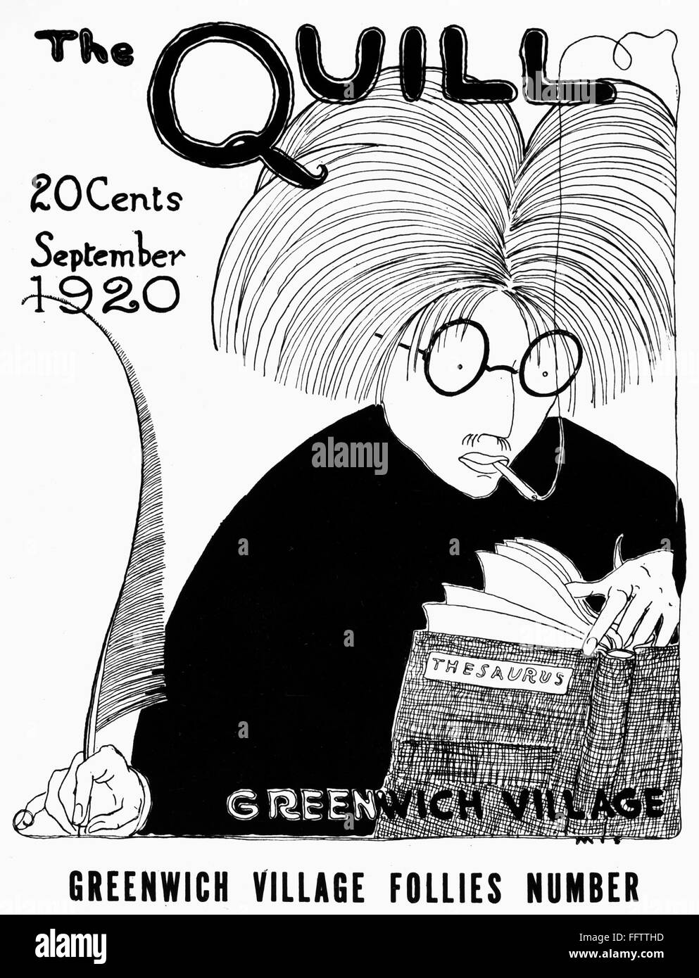 QUILL MAGAZINE, 1920. /nCover of the September 1920 issue of 'The Quill ...