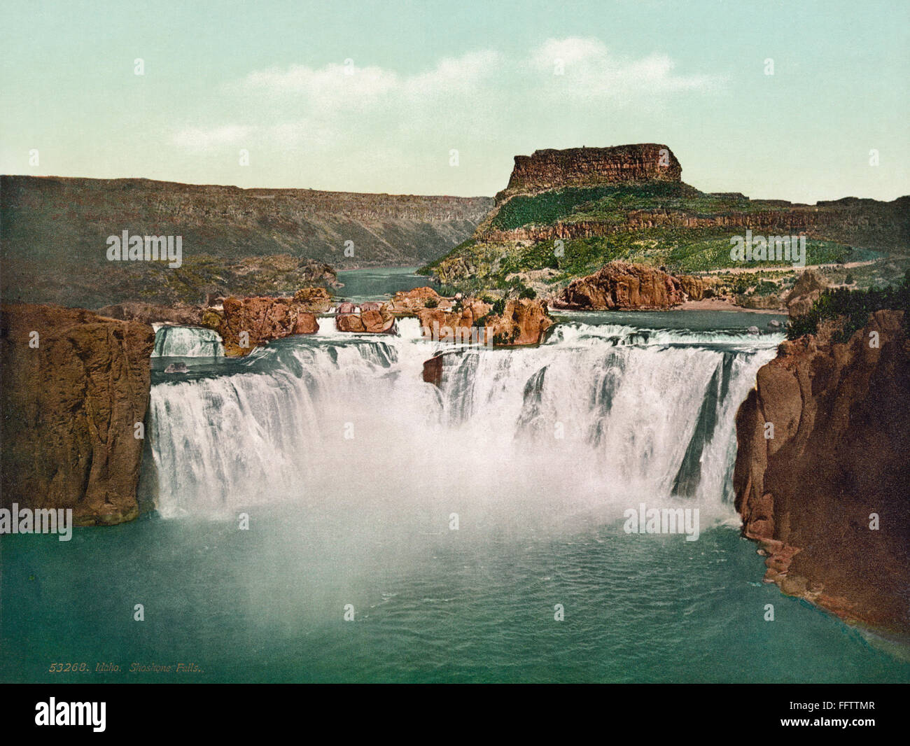 IDAHO: SHOSHONE FALLS. /nA view of Shoshone Falls on the Snake River in ...