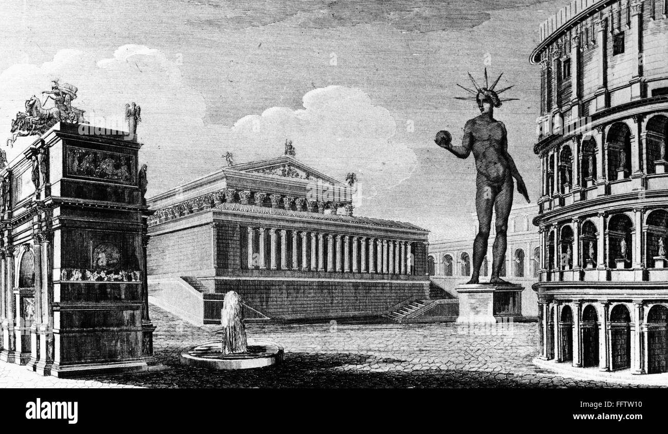 TEMPLE OF VENUS AND ROMA. /nReconstruction of the Temple of Venus and ...