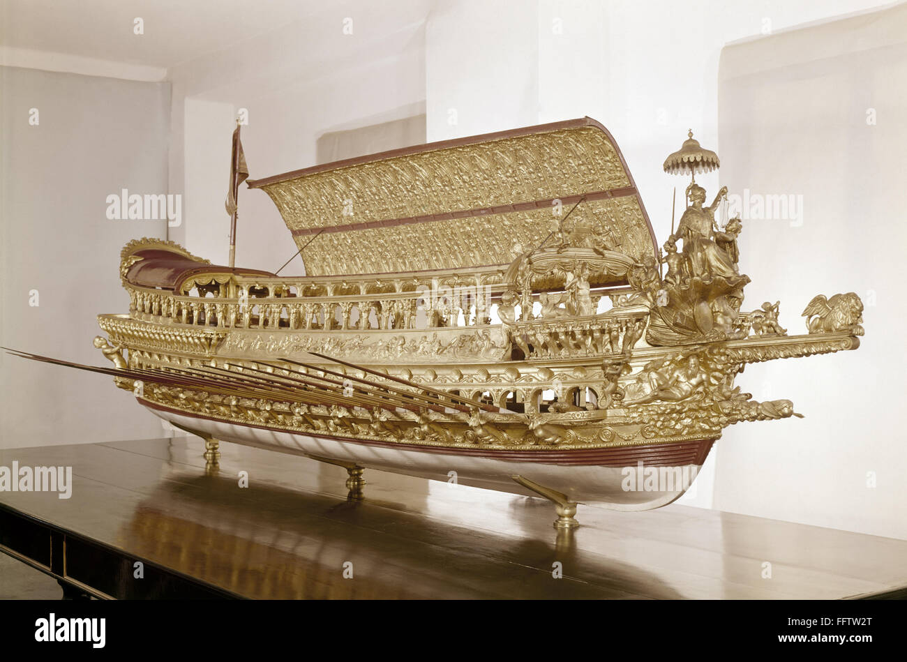 VENICE: BUCENTAUR, 1727. /nModel of the last bucentaur, completed in ...