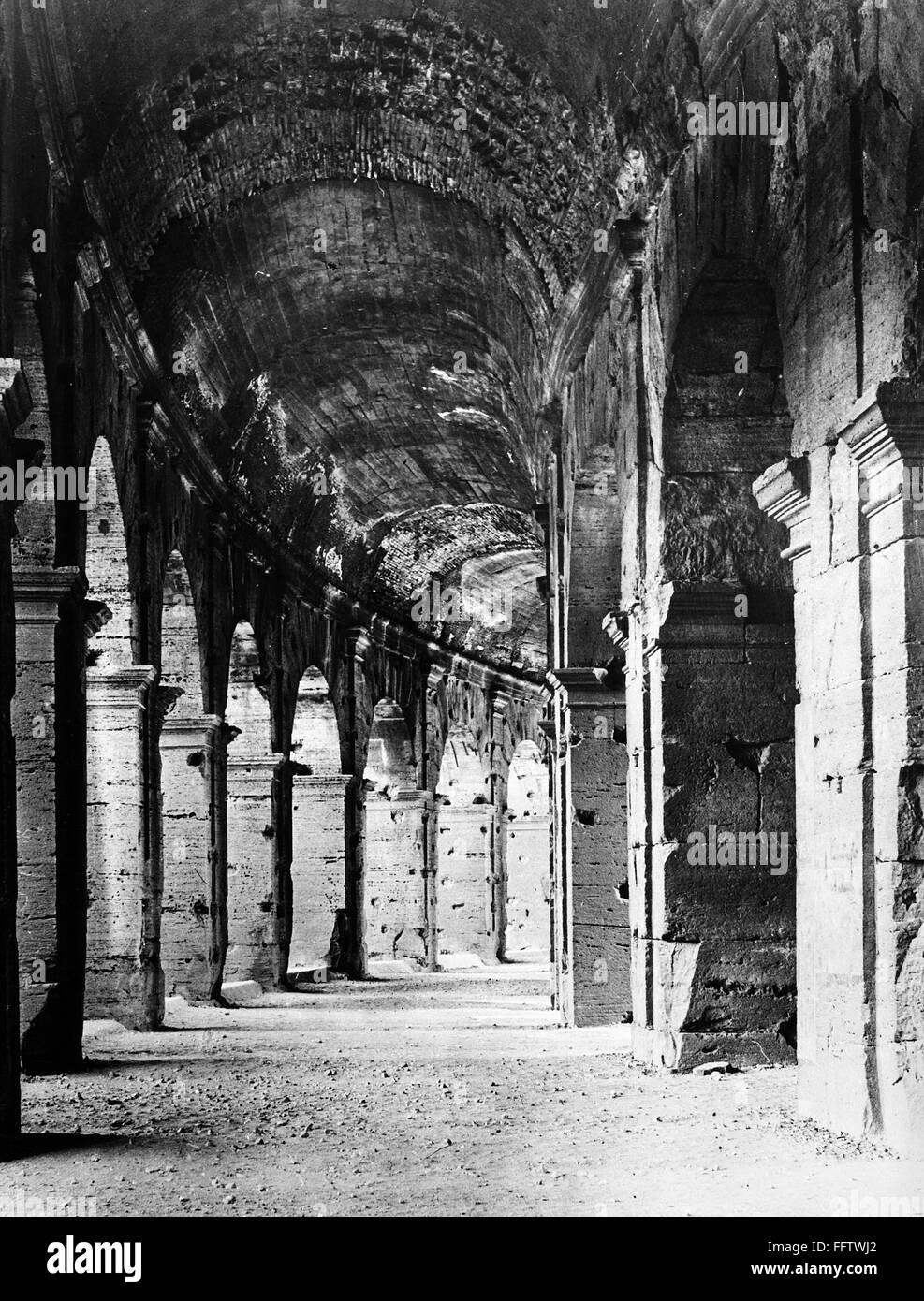 ROME: COLOSSEUM ARCADE. /nOuter arcade on the ground floor of the ...