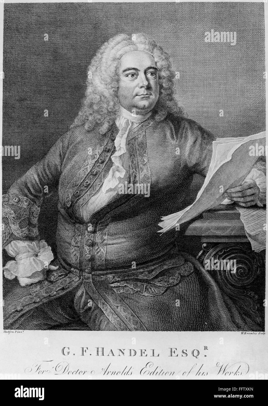 GEORGE FREDERICK HANDEL /n(1685-1759). German (naturalized British ...