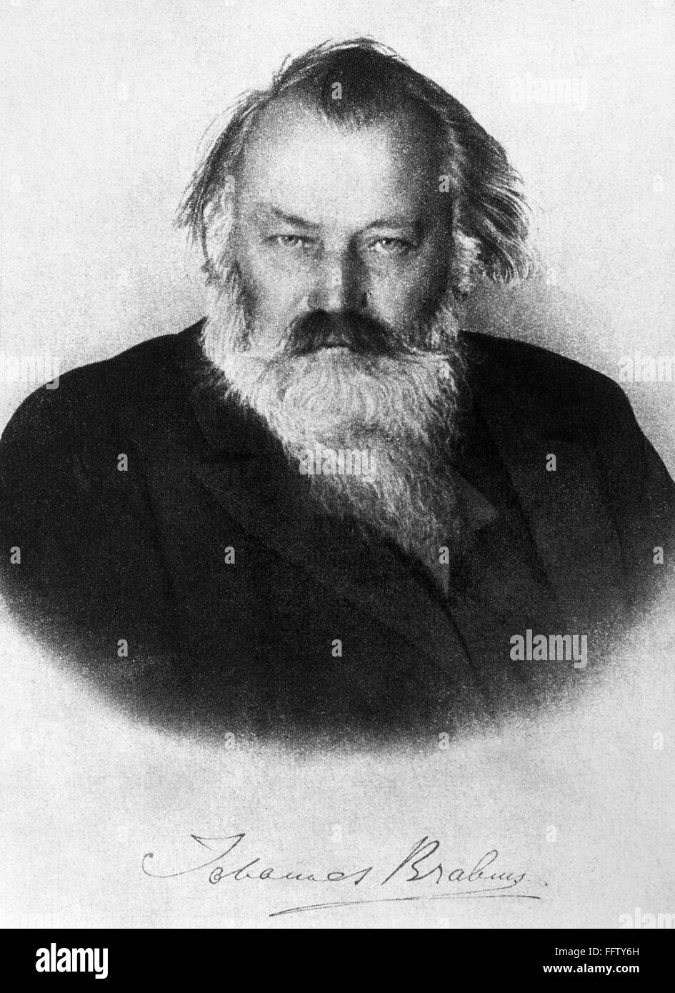 JOHANNES BRAHMS (1833-1897). /nGerman composer and pianist ...