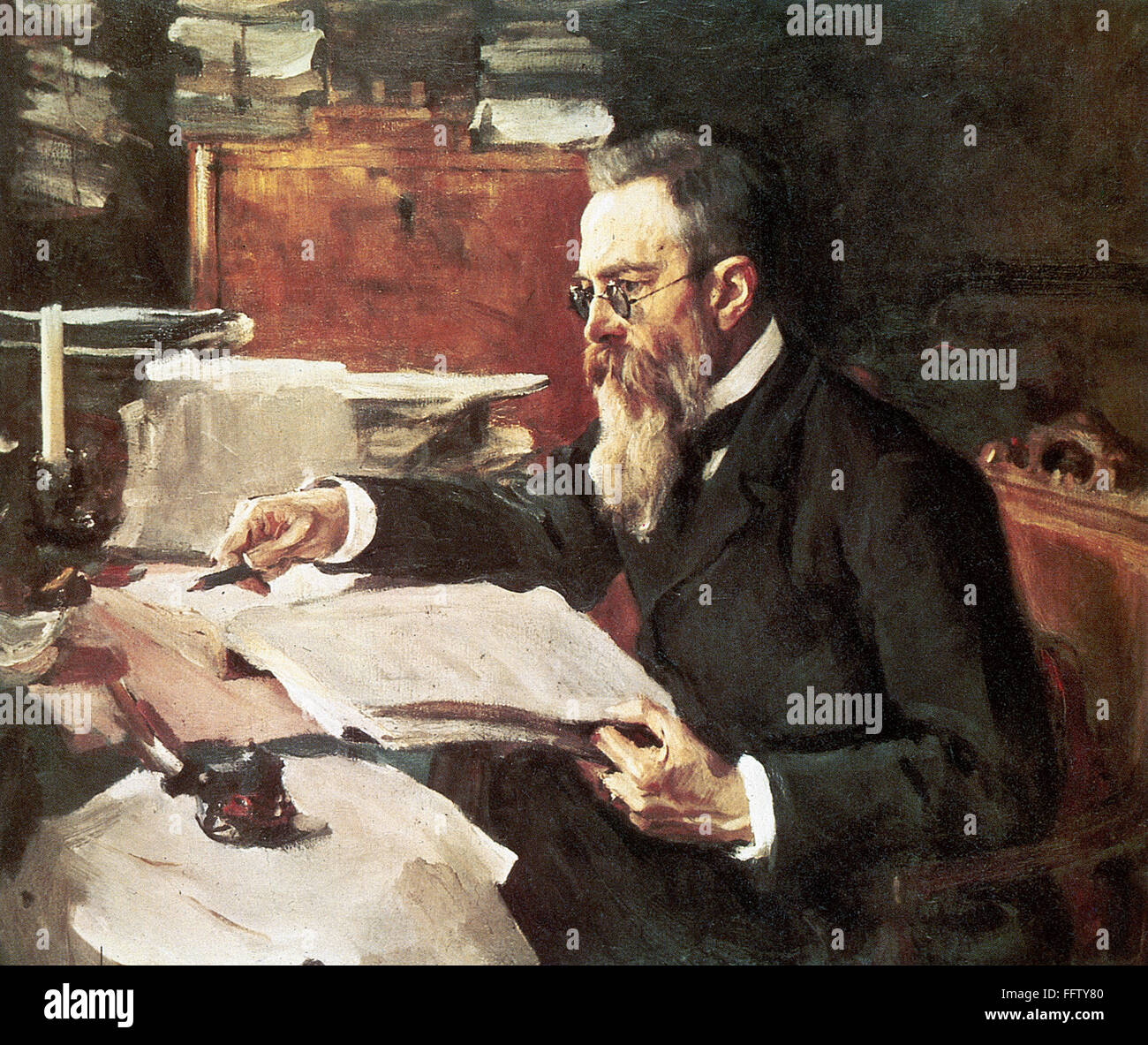 NIKOLAI RIMSKI-KORSAKOV /n(1844-1908). Nikolai Andreevich Rimski ...