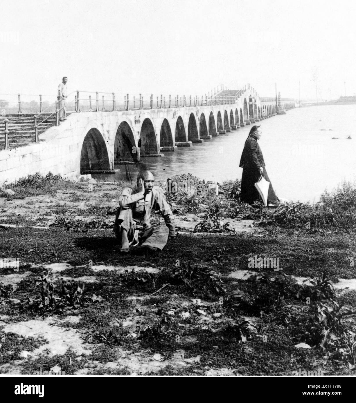 CHINA: GRAND CANAL, c1900. /nA fifty-three arch bridge spanning the ...