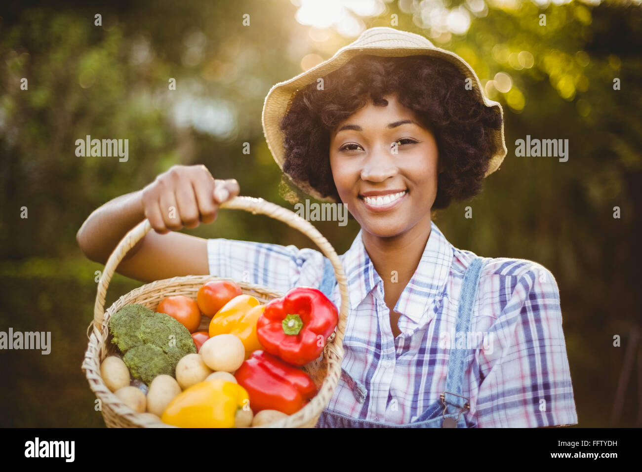 Woman pride portrait vegetables hi-res stock photography and images - Alamy