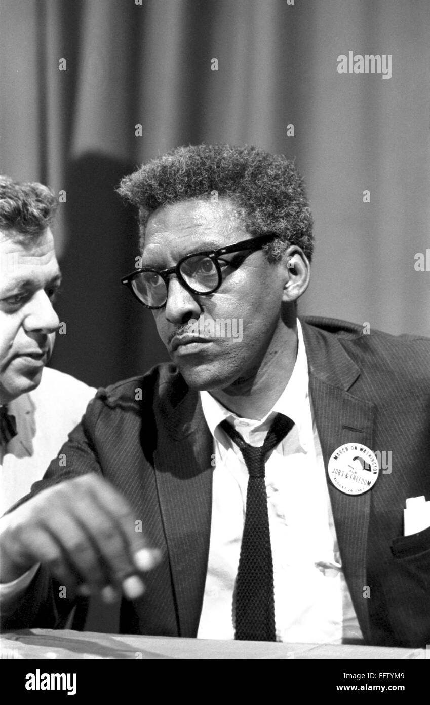 Bayard rustin Black and White Stock Photos & Images - Alamy