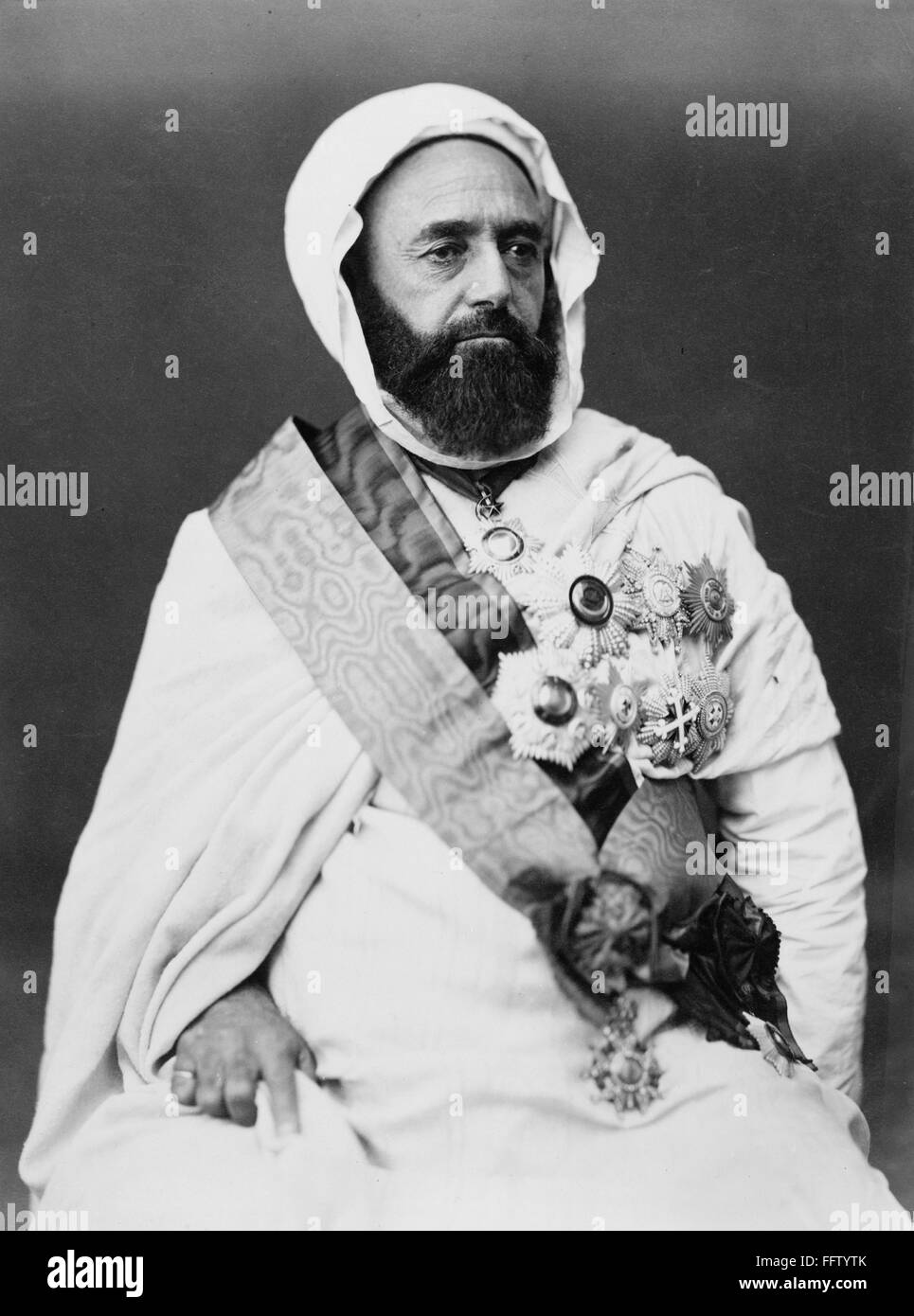 ABD AL-QADIR (1807-1883). /nAlgerian military and religious leader ...