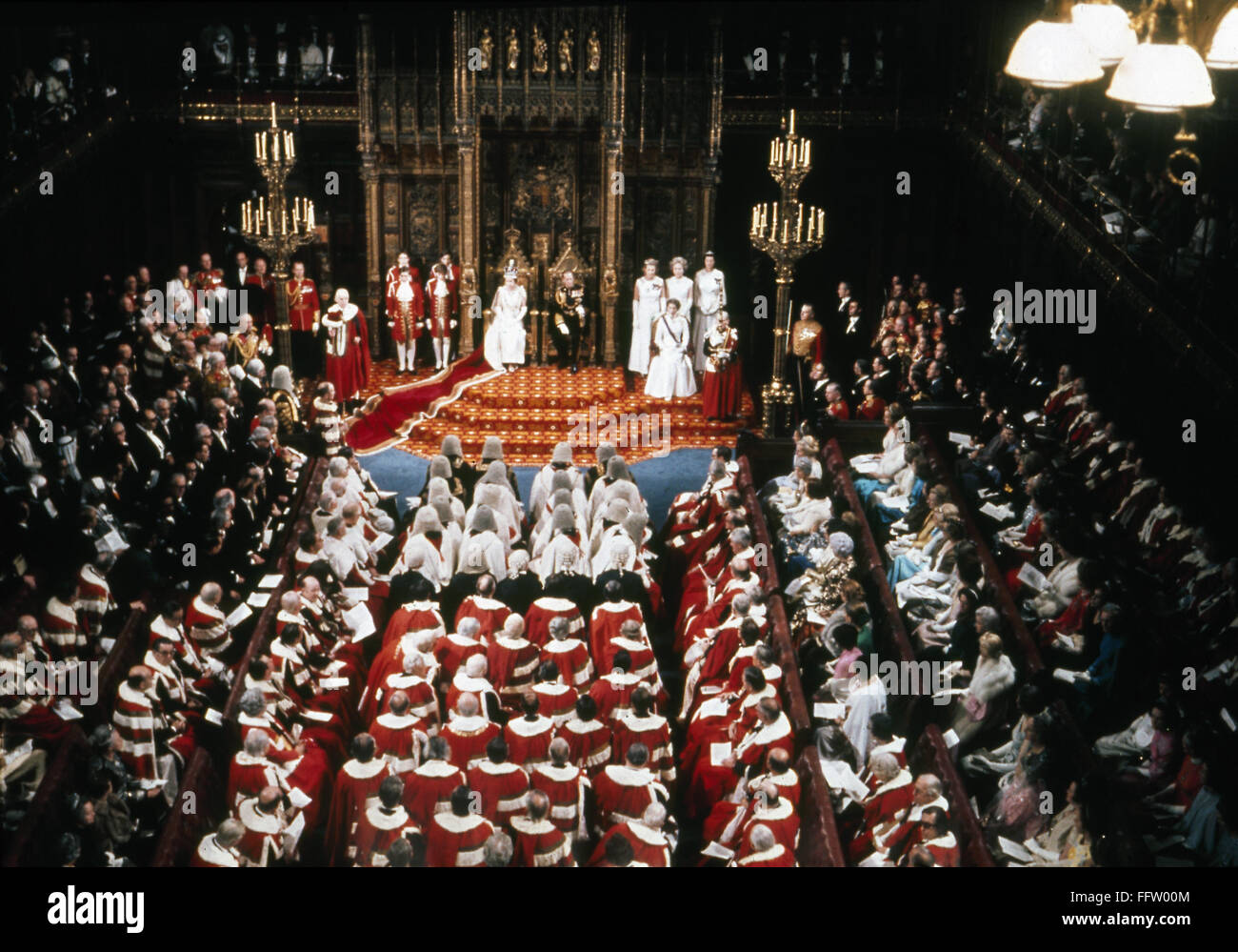 The queen at the opening ceremony hi-res stock photography and images ...