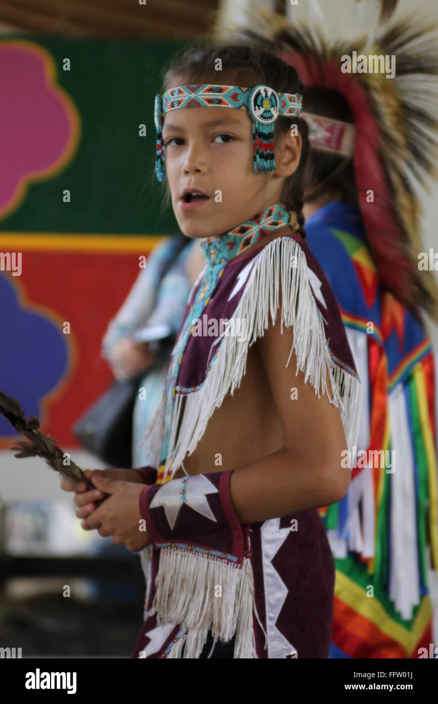 traditional Meskwaki(Fox) Pow Wow, festival of Native American dances ...