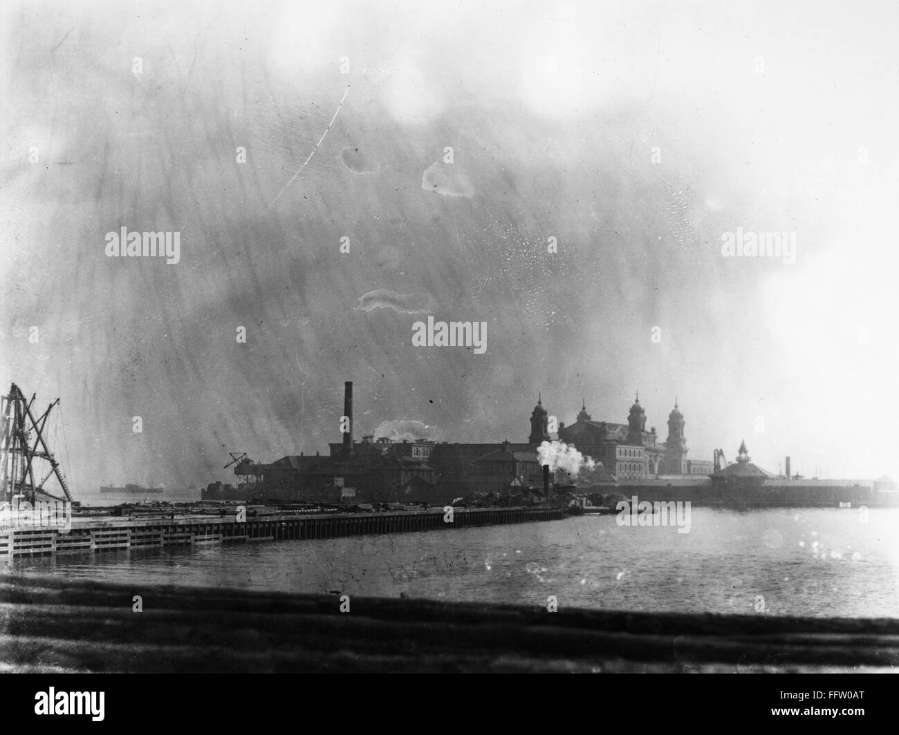 ELLIS ISLAND, 1912. /nThe immigration station in New York Harbor ...