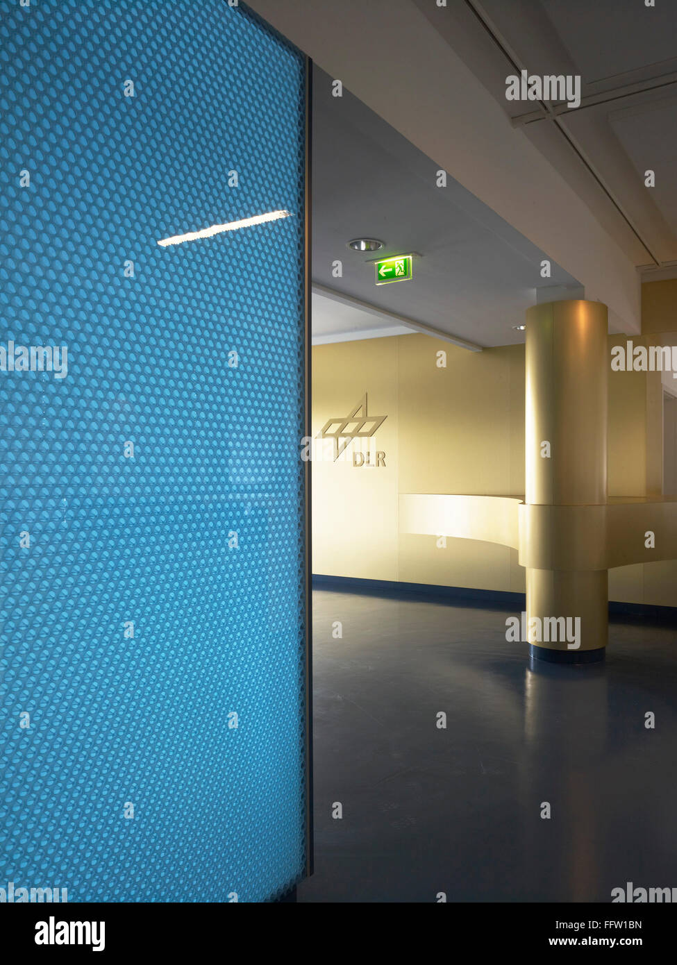 Corridor and DLR logo. German Aerospace Centre (DLR), Bremen, Germany ...