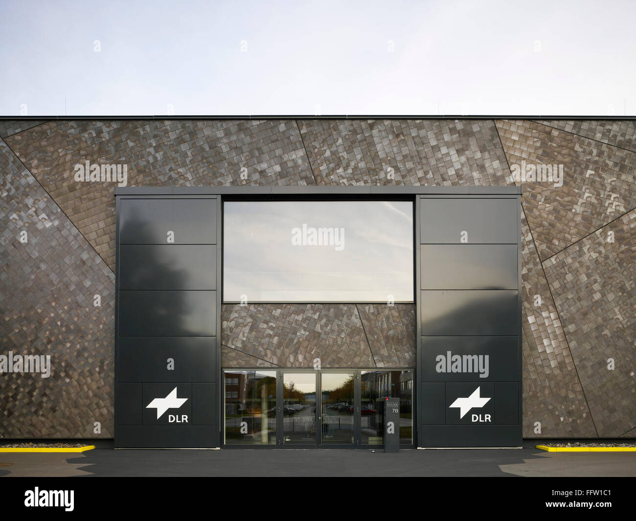 Visitor centre entrance. German Aerospace Centre (DLR), Bremen, Germany ...