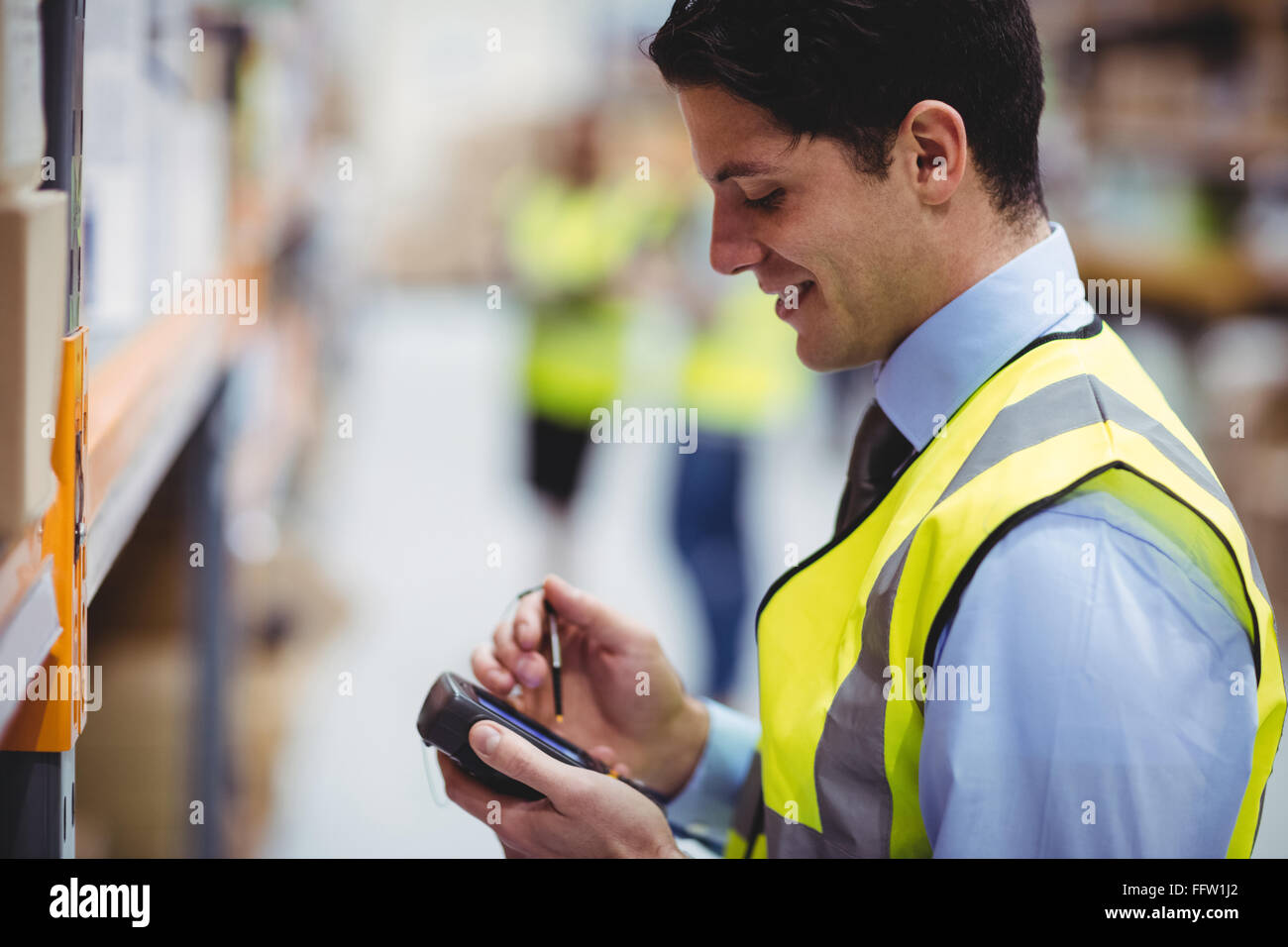 Hand held scanner hi-res stock photography and images - Alamy