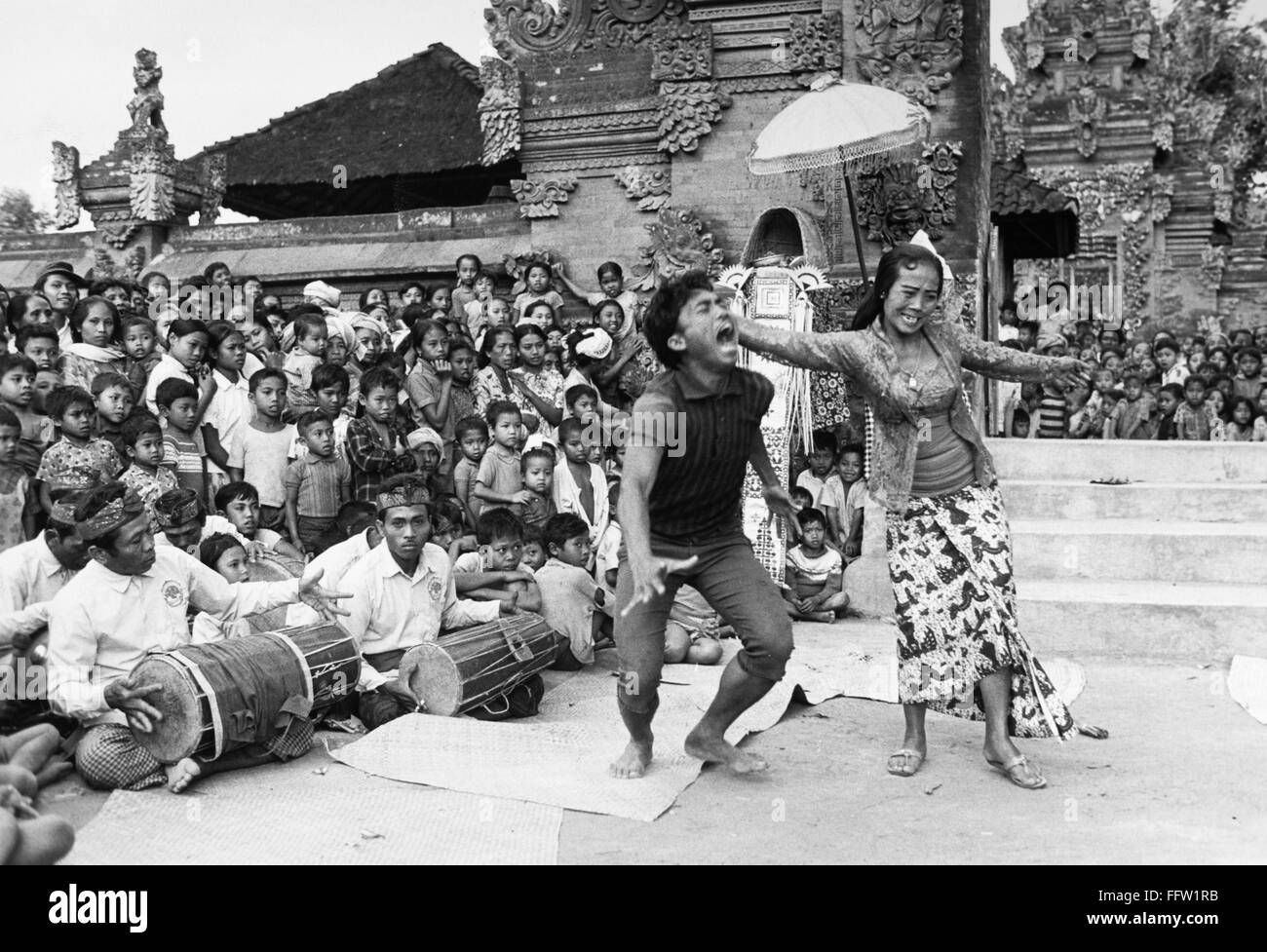 INDONESIA: BIRTH CONTROL. /nA Balinese song and dance drama illustrates ...
