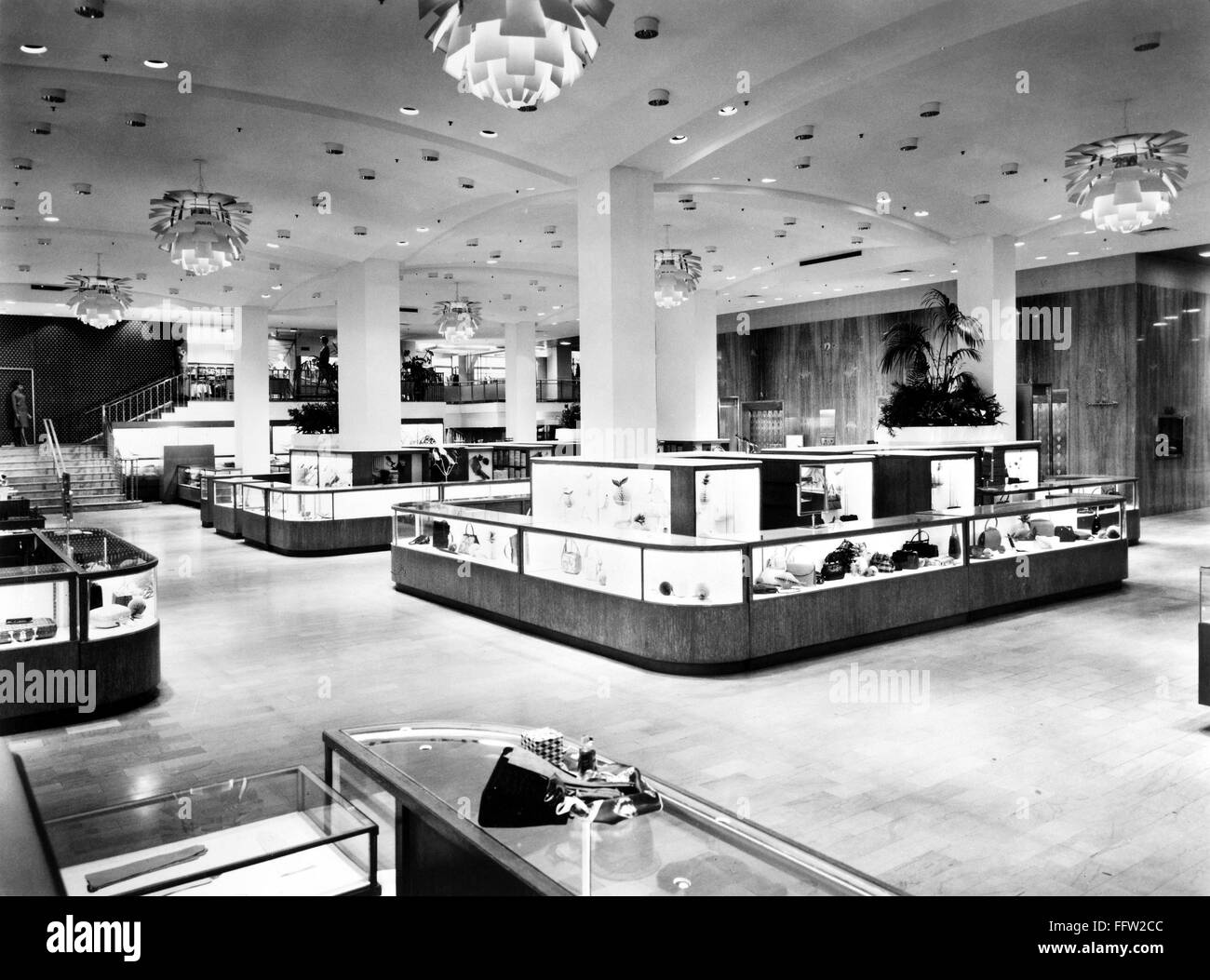 DEPARTMENT STORE, c1965. /nFirst floor of the Neiman Marcus department ...