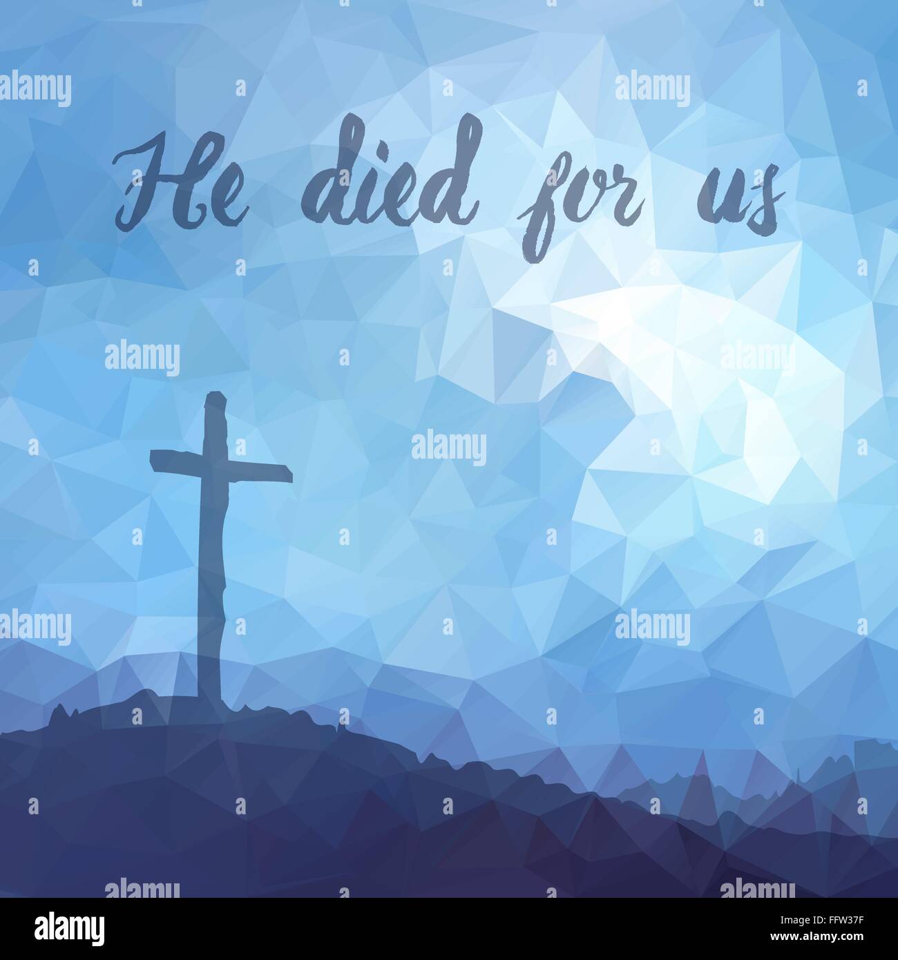 Resurrection jesus mosaic Stock Vector Images - Alamy