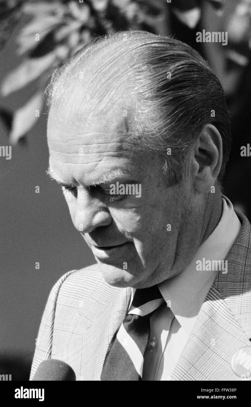 GERALD FORD (1913-2006). /n38th President of the United States ...