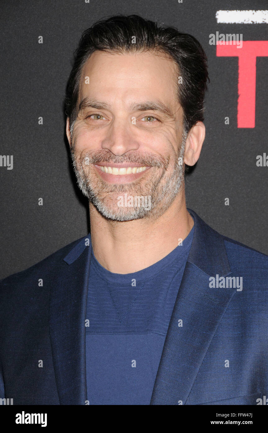 Los Angeles, California, USA. 16th Feb, 2016. Actor JOHNATHON SCHAECH ...