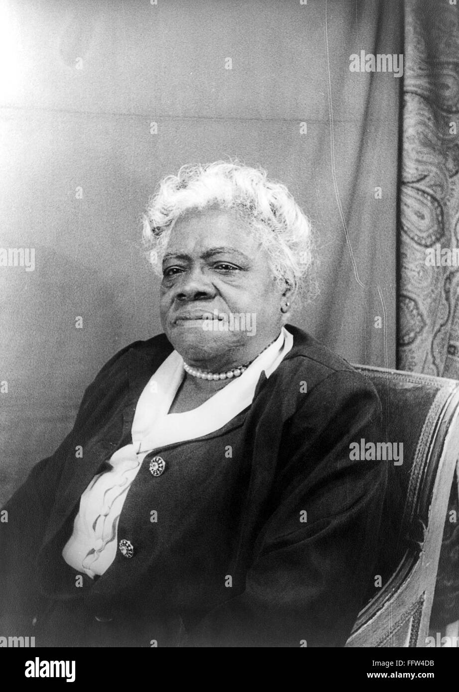 MARY MCLEOD BETHUNE /n(1875-1955). American educator and civil rights ...