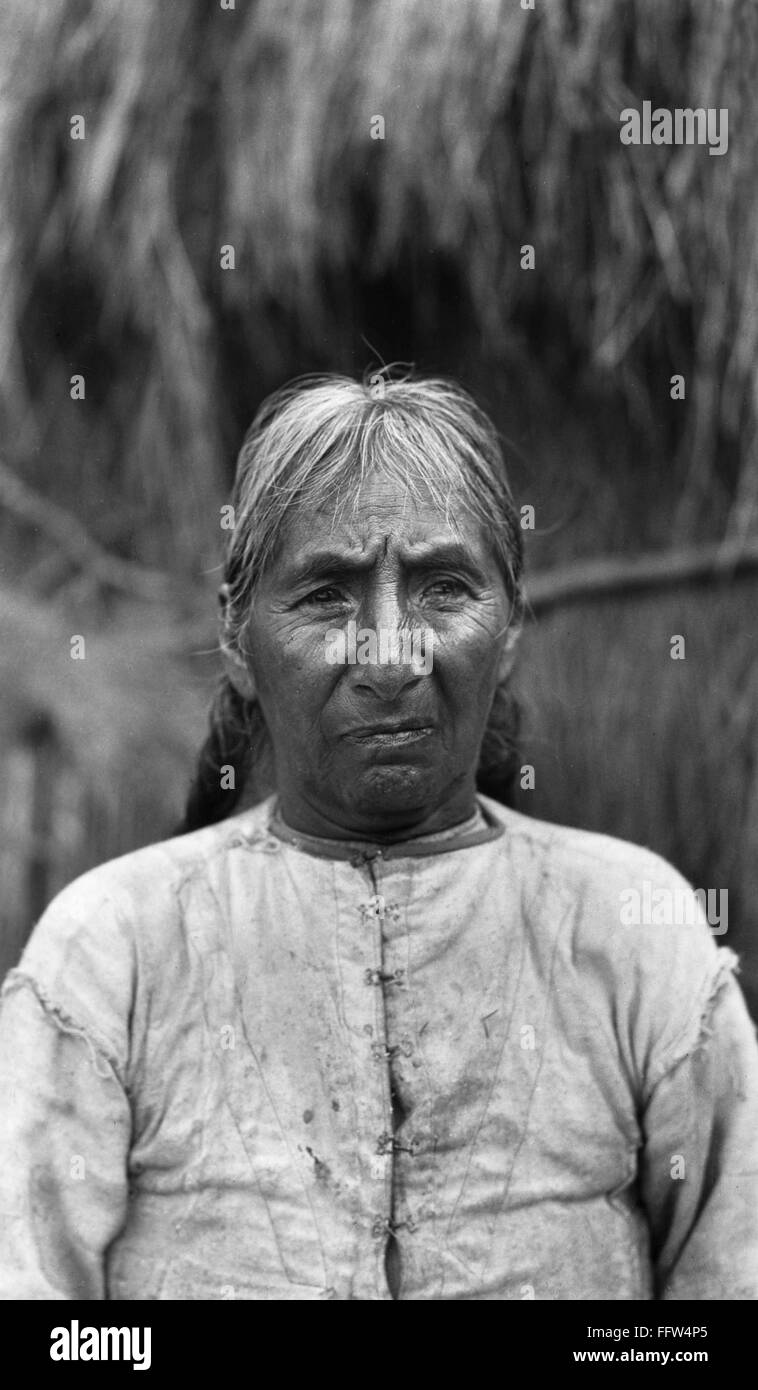 PERU: INCA WOMAN, c1911. /nInca woman photographed by Hiram Bingham ...