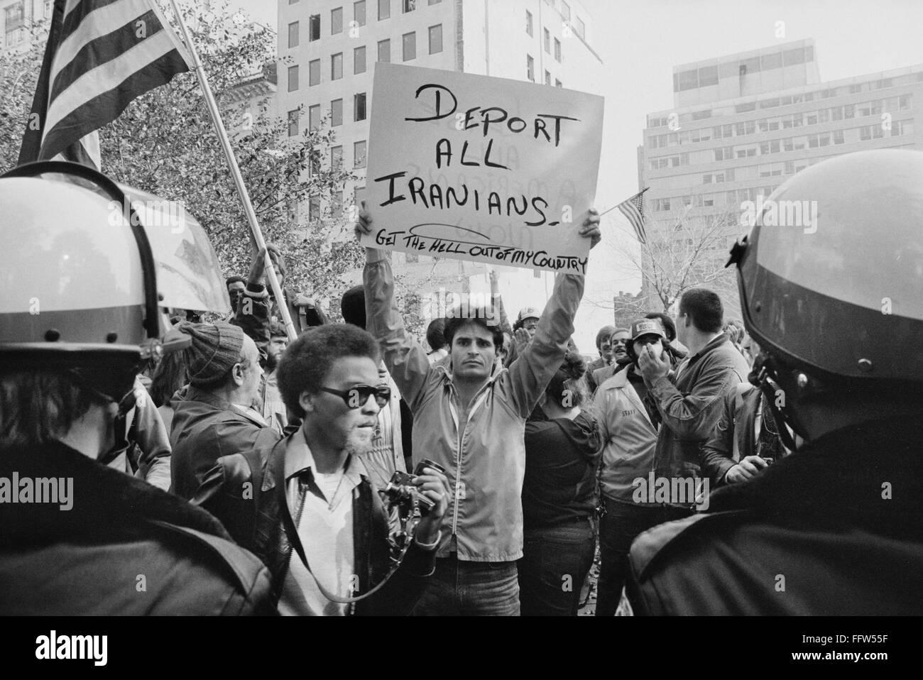 IRANIAN HOSTAGE CRISIS, 1979. /nAnti-Iranian protest in Washington, D.C ...