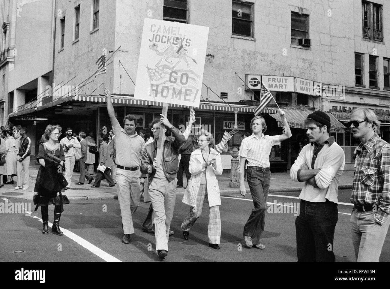 IRANIAN HOSTAGE CRISIS, 1979. /nAnti-Iranian protest in Washington, D.C ...