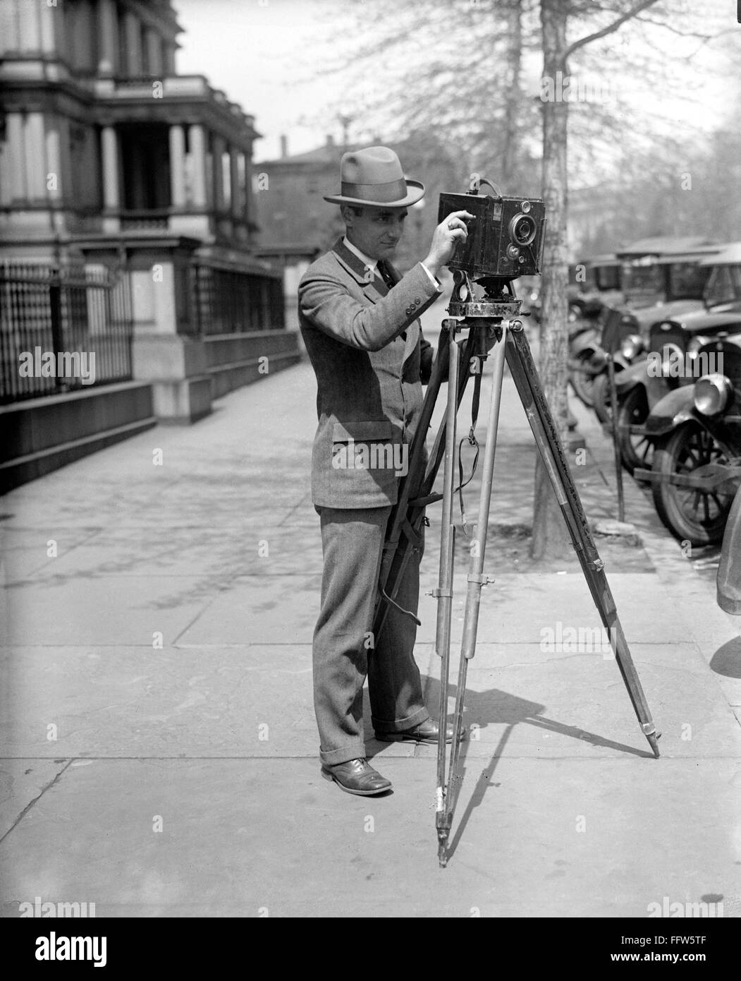 PHOTOGRAPHER, c1915. /nAn American photographer with a camera and ...