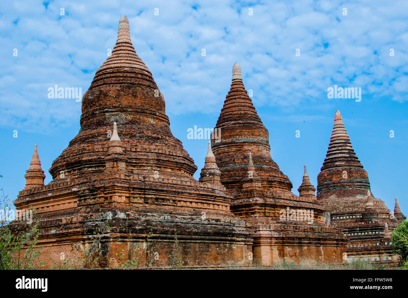 Three pagoda temples hi-res stock photography and images - Alamy