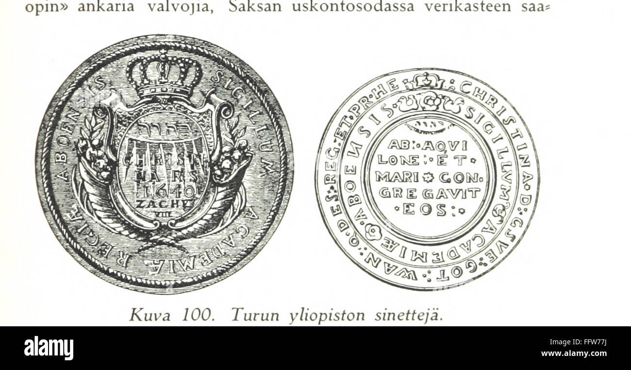 This Finnish historical book, illustrated with images, spans the ...