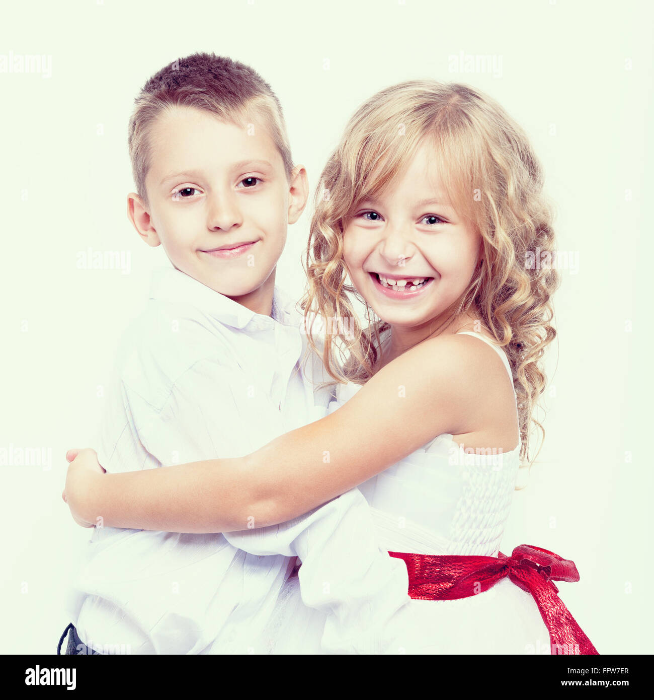Girl and boy hi-res stock photography and images - Alamy